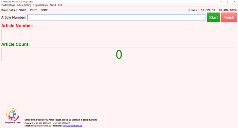 Desktop Application for Maplejet HX TIJ Printer – Projexels